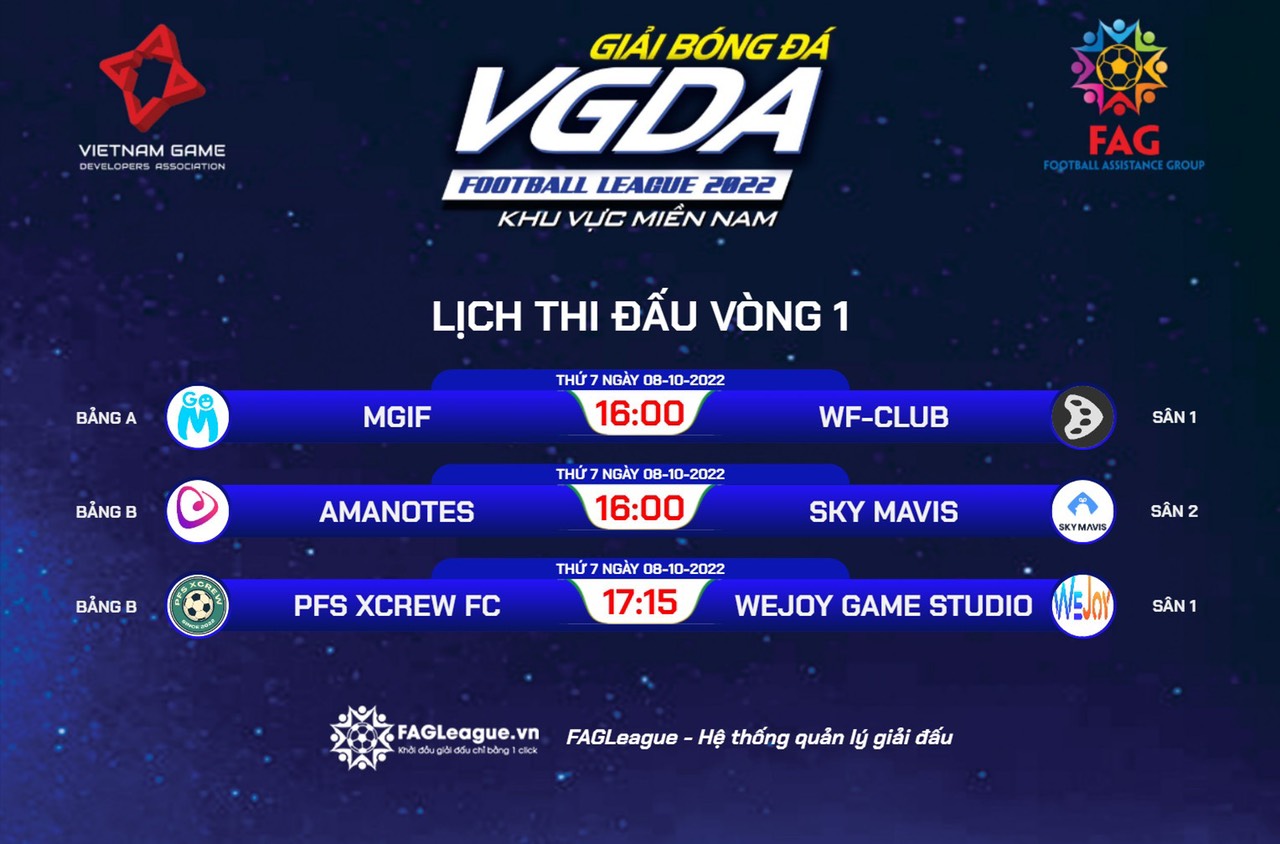 LỄ RA MẮT GIẢI VÀ BỐC THĂM CHIA BẢNG VGDA FOOTBALL LEAGUE 2022 KHU VỰC ...